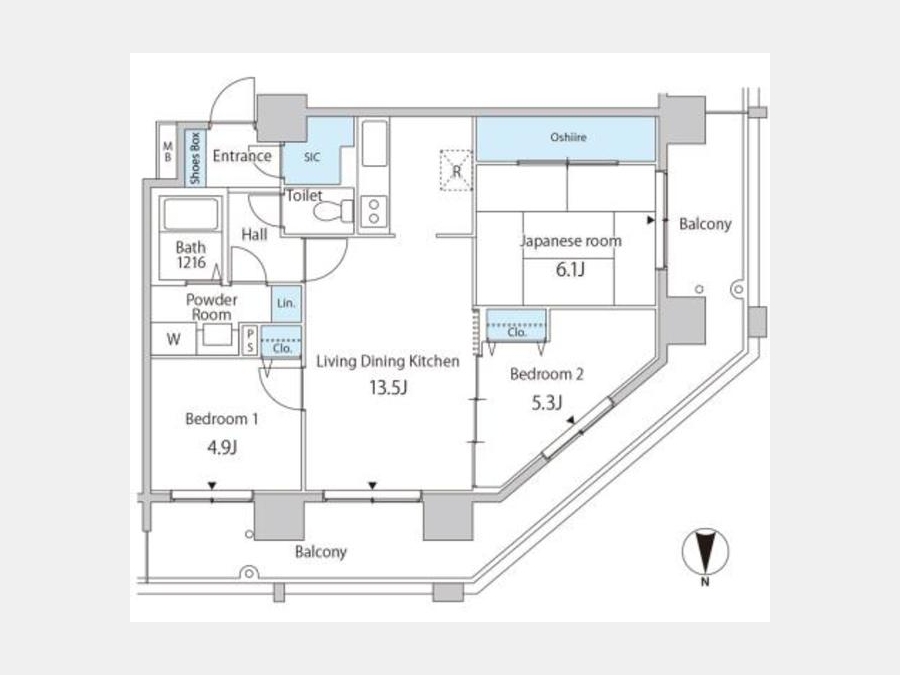 【満室】セルリアンホームズ勝どき（68.23m²-3LDK）【199429】 | [三井の賃貸]レジデントファースト
