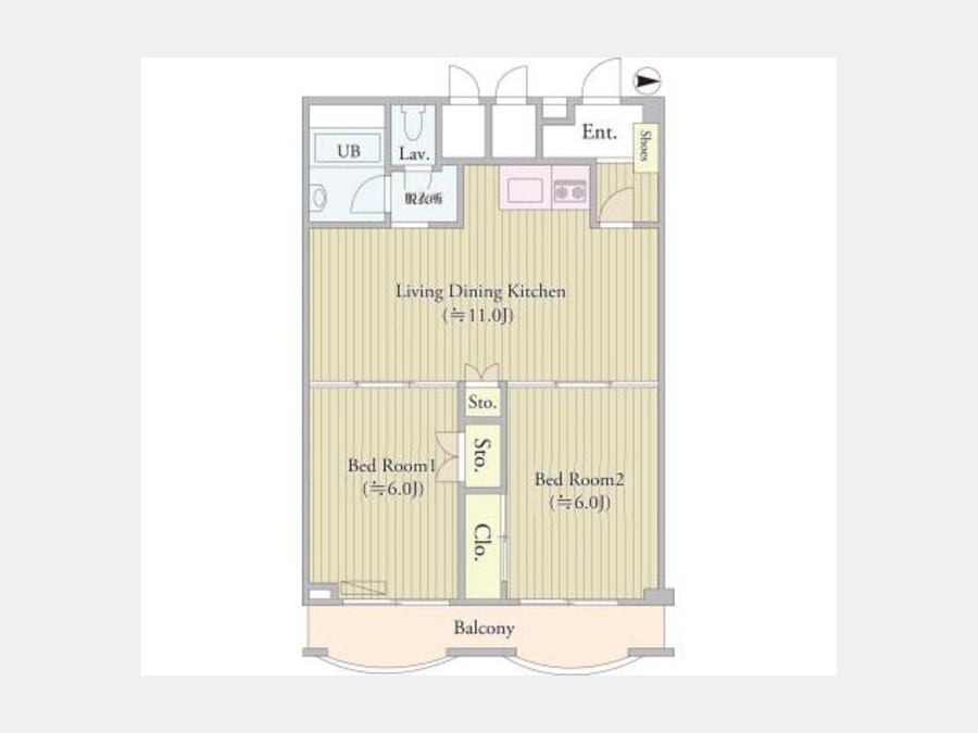 【満室】パークグレース新宿（53.07m²-2LDK）【182001】 | [三井の賃貸]レジデントファースト