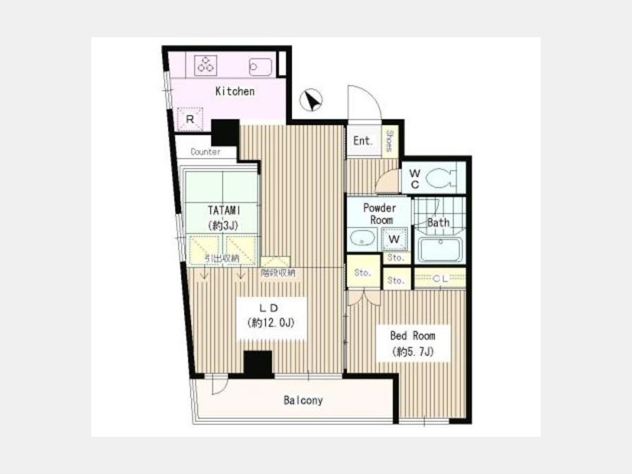 【満室】IH STORY 南長崎（53.64m²-2LDK）【118017】 | [三井の賃貸]レジデントファースト