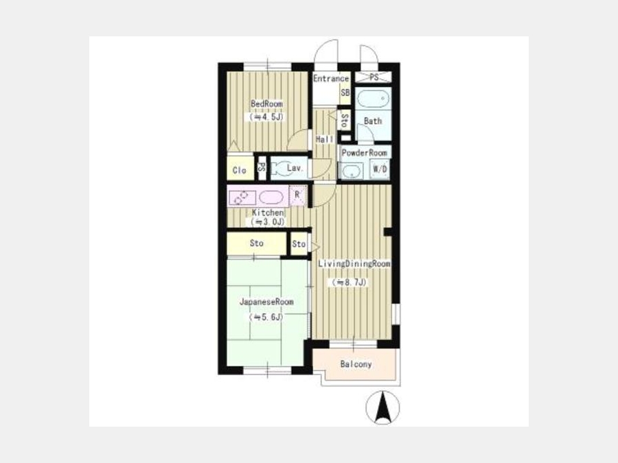 【満室】フェリーオ品川（51.03m²-2LDK）【167936】 | [三井の賃貸]レジデントファースト