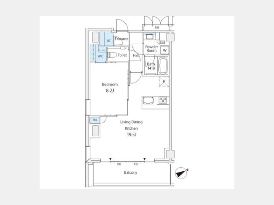【満室】青朋レジデンス（64.2m²-1LDK）【193311】 | [三井の賃貸]レジデントファースト